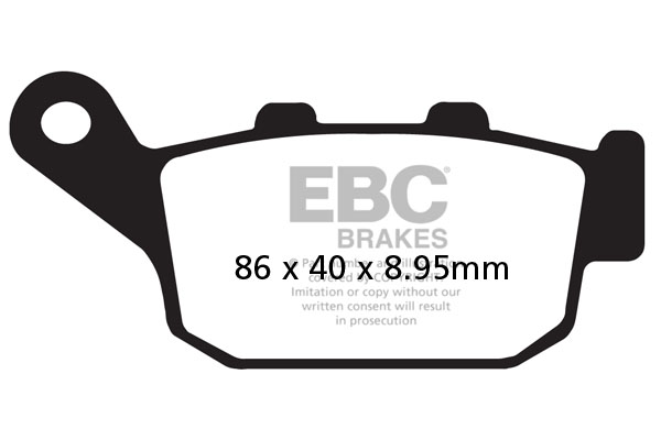EBC Brake FA496HH (Rear) « High N Lubricant
